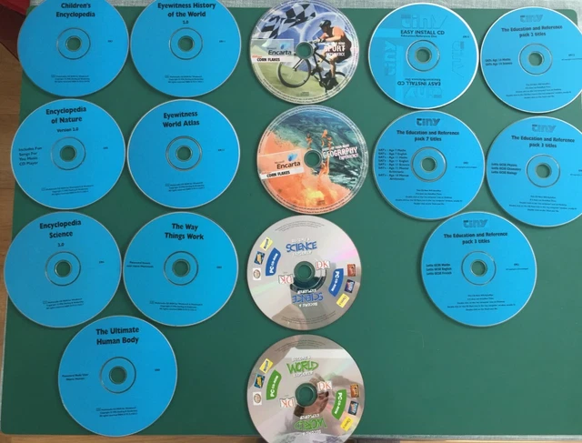 16 PC CD-ROM Children's Dorling & Kindersley Education Pack + Various ...