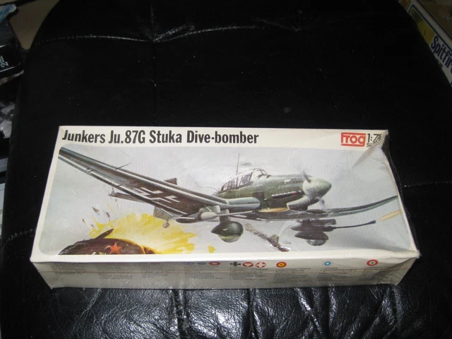 SEALED JUNKERS JU.87G Stuka Dive-bomber by Frog in 1/72 scale $24.99 ...