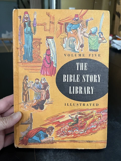 VINTAGE 1963 THE Bible Story Library Illustrated Replacement Book ...