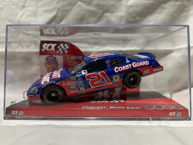SCALEXTRIC CHEVROLET MONTE Carlo Nascar #21 Kevin Harvick 1/32 Slot Car ...