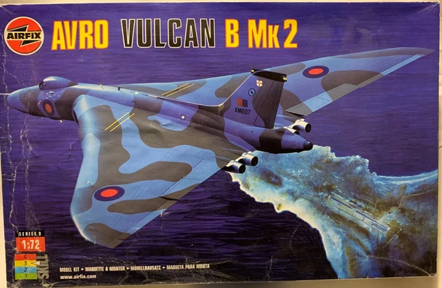 AIRFIX 1/72° N°09002 AVRO VULCAN B Mk2 + BIG ED, AIRES, TRAIN METAL ...