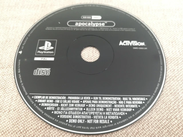 APOCALYPSE BRUCE WILLIS Demo PS1 PAL EUR 7,00 - PicClick IT
