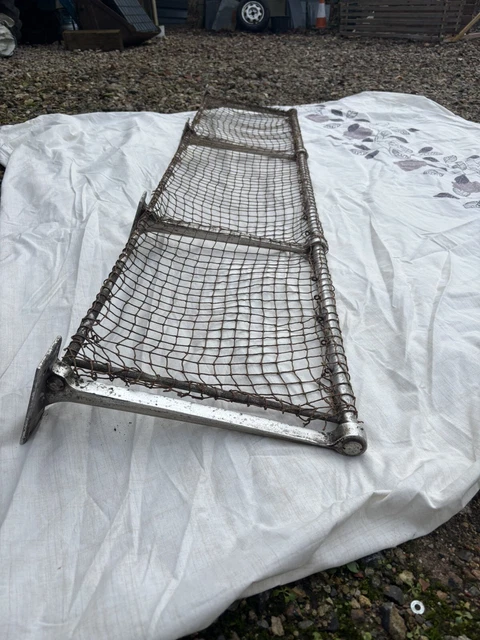 VINTAGE LUGGAGE RACK - British Railways - Compartment Coach Shelf for ...