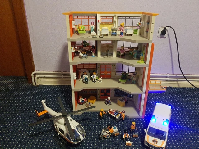 PLAYMOBIL 6657, KINDERKLINIK, Krankenhaus, 4 stickig, mit viel Zubehör ...