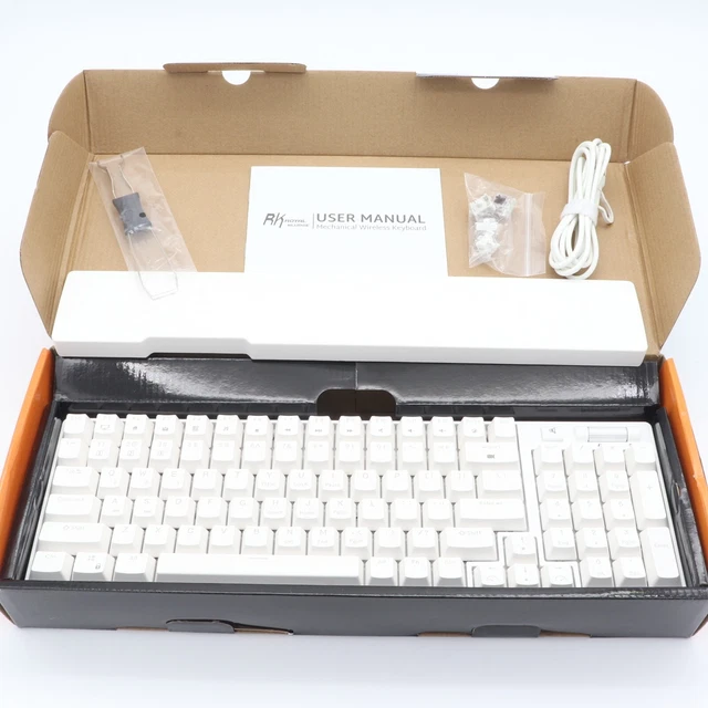 RK ROYAL KLUDGE RK96 90% Triple Mode BT5.0/2.4G/USB-C Mechanical ...