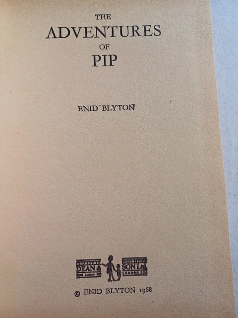 LIVRE VINTAGE THE Adventures Of Pip Enid Blyton 1968 EUR 5,87 - PicClick FR