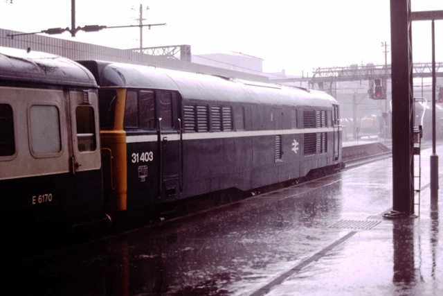 1978 BRITISH RAIL BR Diesel Loco 31403 & E6170 Railway Slide 2348 £3.19 ...