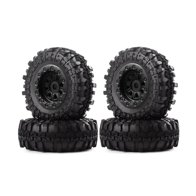 1/24 RC CRAWLER 4Pcs Climbing Rubber Wheel Tires for Axial SCX24 90081 AXI00001 EUR 10,16 ...