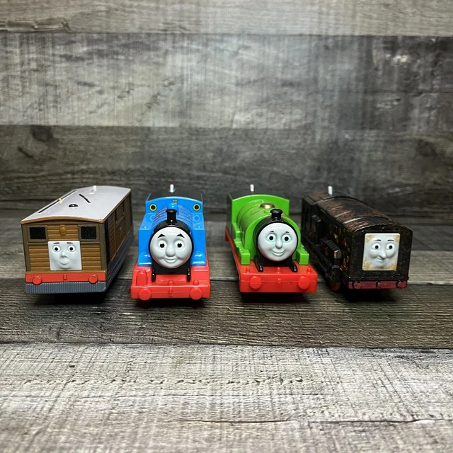 THOMAS & FRIENDS Trackmaster Toby Diesel Percy Thomas Train Engine Lot ...