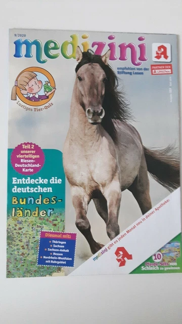 MEDIZINI POSTER 9/2020 XXL Bundesländer Teil 2 Erdkunde /Sachkunde ...