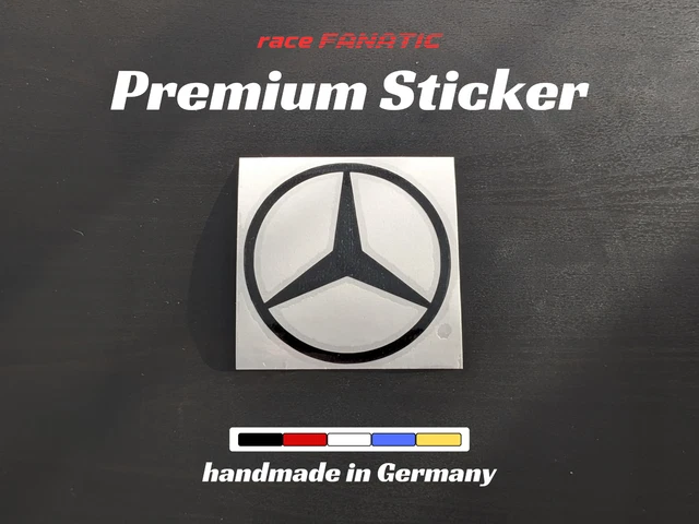 MERCEDES BENZ LOGO Sticker Vinyl Aufkleber Auto Motorrad EUR 4,99 ...