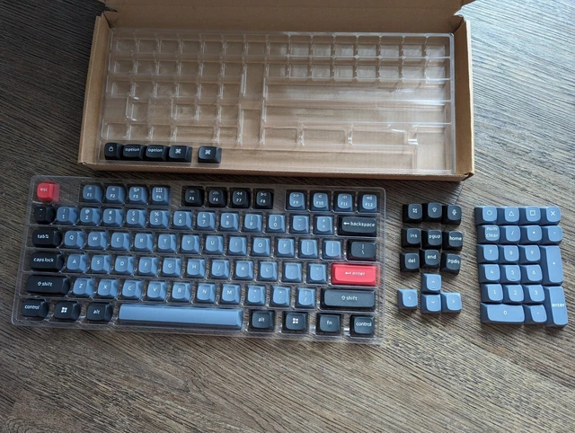 KEYCHRON OEM DOUBLE-SHOT PBT keycaps, OSA Profile (OEM height, SA shape ...