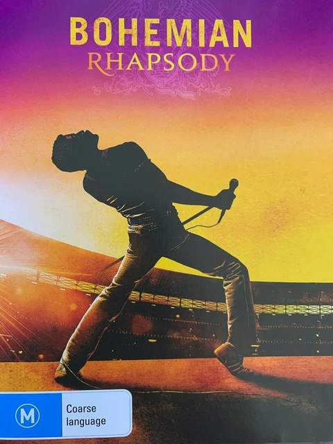 BOHEMIAN RHAPSODY DVD Queen Freddie Mercury Biopic 2018 AS NEW! $3.50 ...