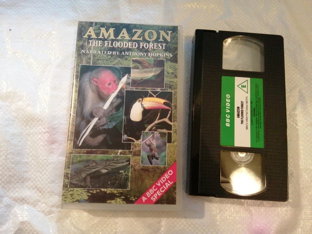 AMAZON THE FLOODED forest VHS narrated by Anthony Hopkins £2.00 ...