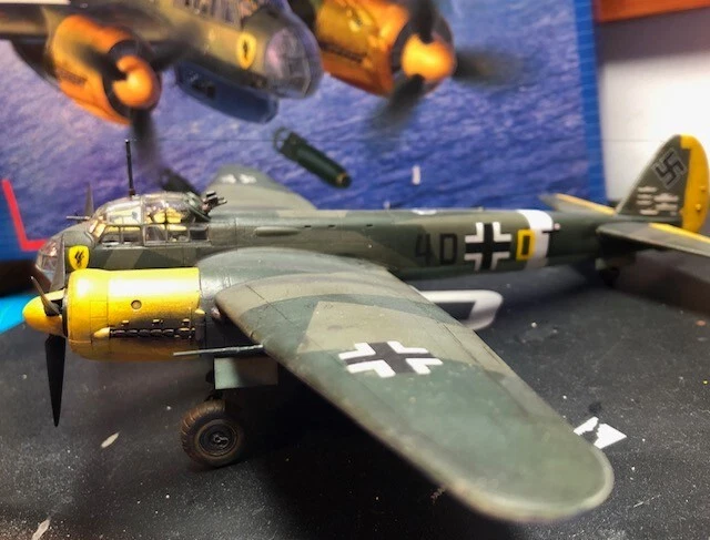 JUNKERS JU 88A-4 scale 1/72, HAND BUILT (REVELL kit) PREORDER £110.00 ...