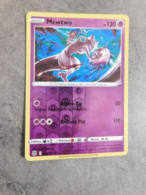 MEWTWO REVERSE - Pokemon 056/172 Eb09 Stars Etincelantes Fr EUR 2,40 ...