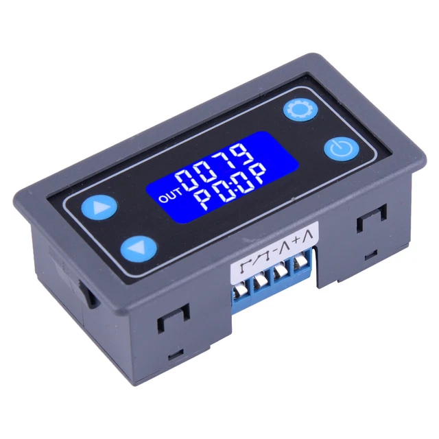MODULO RELÈ TEMPORIZZATORE Digitale Display LCD 6-30V Comando ...