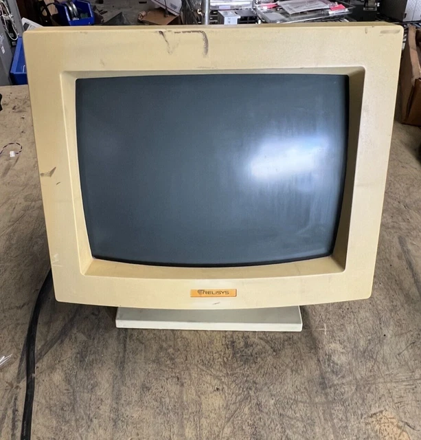 VINTAGE RELISYS CORPORATION CRT Monitor $120.00 - PicClick