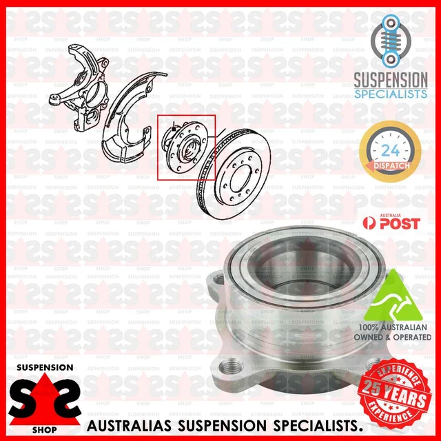 FRONT AXLE LEFT Or Right Wheel Hub Suit MITSUBISHI Triton 3.5 4WD (KB9T) L200 / EUR 97,04 ...