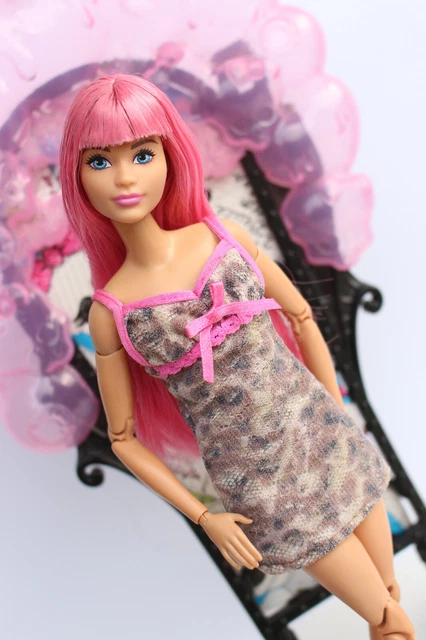 HYBRID BARBIE AUF Made To Move body puppe doll Pink Hair EUR 30,00 ...