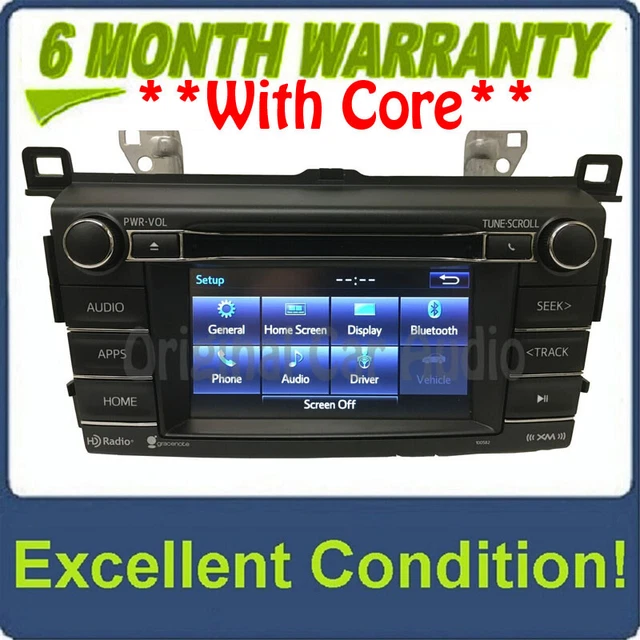 2013 - 2017 Toyota RAV4 OEM HD Radio Touch Screen CD Player Gracenote ...