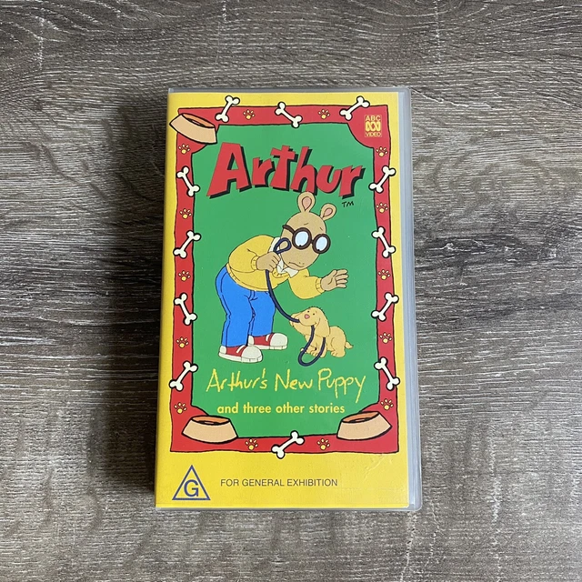 ARTHUR’S NEW PUPPY (VHS, 1999) RARE ABC Kids Cartoon Video Tape - 4 ...