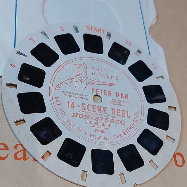 VINTAGE PETER PAN #P-6 Reel View Master VIEWMASTER for use with ...
