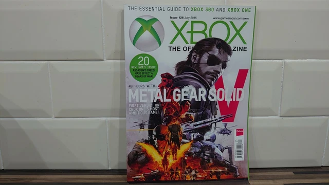 XBOX COLLECTORS MAGAZINE metal gear solid issue 126 2015 £14.99 ...