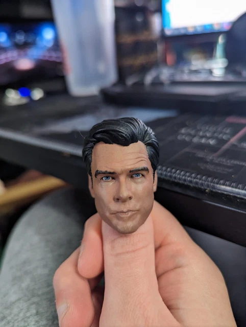 1/6 SCALE JAMES bond Pierce Brosnan Headsculpt for custom figure - not ...