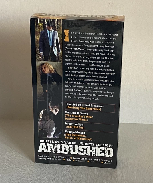 AMBUSHED MOVIE VHS Ernest Dickerson VHS Rare Promo Screener ‘Sealed’ Copy 1998 $7.99 - PicClick CA