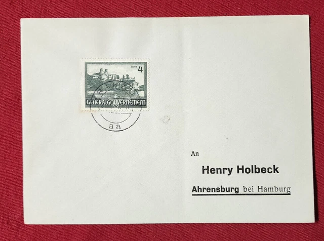 WW2 WWII NAZI Germany Third Reich cover German Poland occupation Gen ...