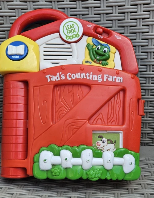 VINTAGE LEAPFROG TADS Counting Farm Block Book Sounds Learning £9.66 ...
