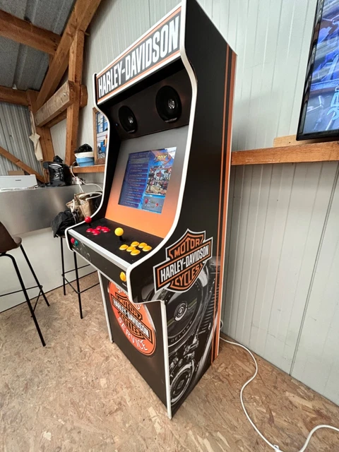 BORNE JEUX ARCADE vintage 1500jeux sega ps1 1990 arcades bars jeux ...