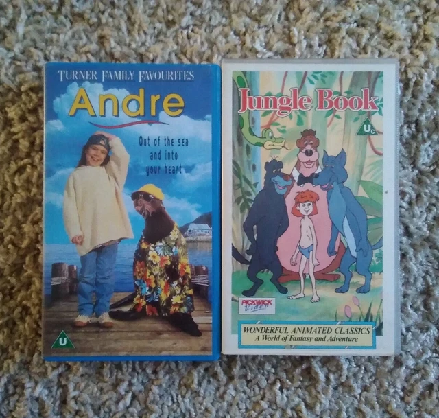 2 KIDS FILMS. Andre + Jungle Book (VHS) £1.40 - PicClick UK