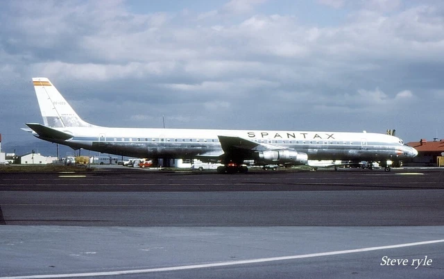 CIVIL AIRCRAFT SLIDE - Spantax Dc-8-61F Ec-Ccg - 1978 - Duplicated 80 £ ...