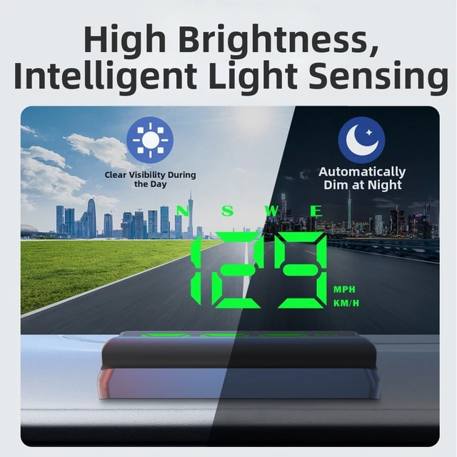 DIGITALES HEAD UP Display GPS HUD Tacho mit automatischem ...