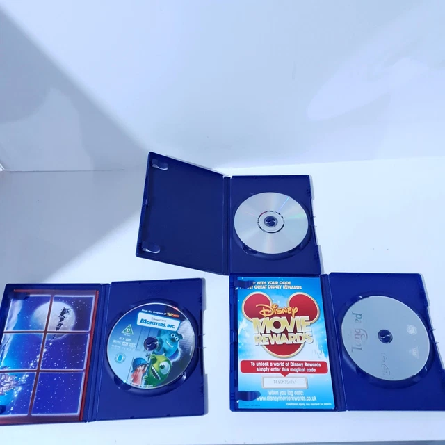 DISNEY PIXAR BUNDLE Of Three DVDs A Bugs Life, Monsters Inc & Tangled £ ...