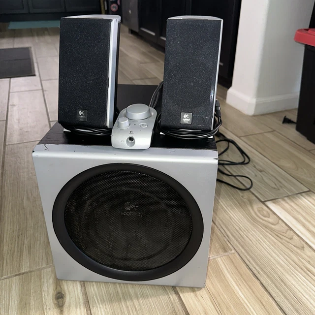 LOGITECH Z-2300 THX-CERTIFIED 2.1 Speaker System with Subwoofer Works ...