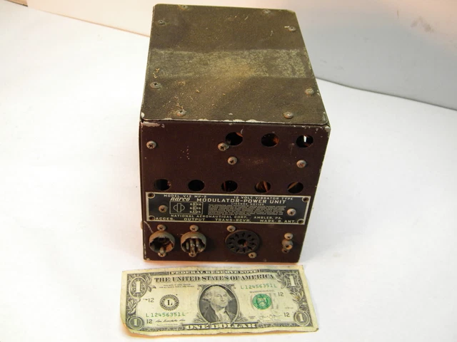 VINTAGE AIRCRAFT MODULATOR-POWER Unit, V12 MP-2, 12v vibrator type $49. ...