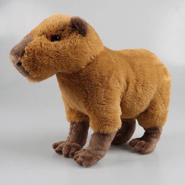 30*20CM STUFFED ANIMAL Capybara Realistic Capybara Plush Stuffed PP ...