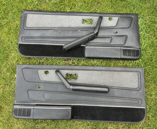 VW GOLF MK1 GTI Convertible Door Cards Front Speaker pockets Handles ...