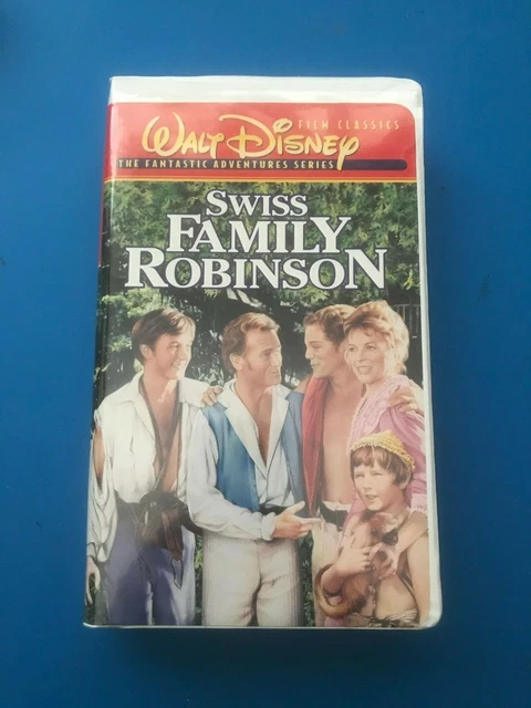 SWISS FAMILY ROBINSON VHS Walt Disney Film Studio EUR 9,59 - PicClick FR