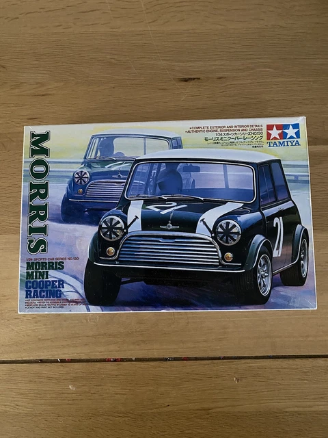 TAMIYA MORRIS MINI Cooper Racing 1:24 Plastic Model Kit Vintage 1990's ...