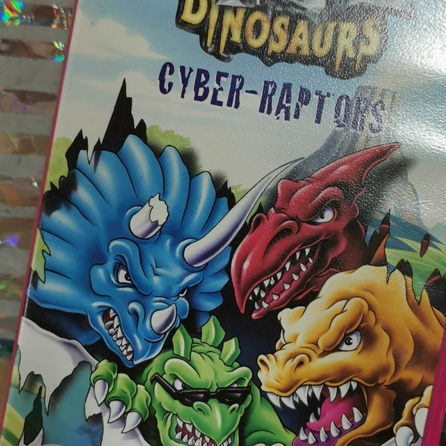 ITV EXTREME DINOSAURS Cyber-Raptors UK Kids VHS Inc Bonus Episode Loch ...