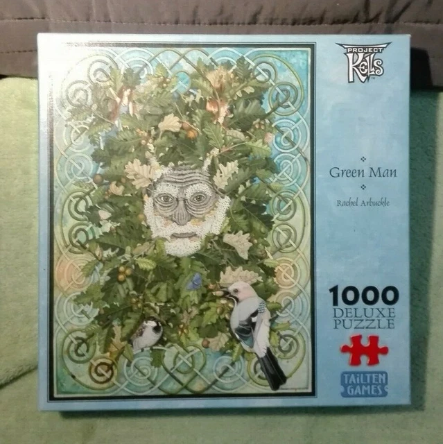 RARE - PROJECT Kells - Green Man by Rachel Arbuckle - 1000 pcs jigsaw ...