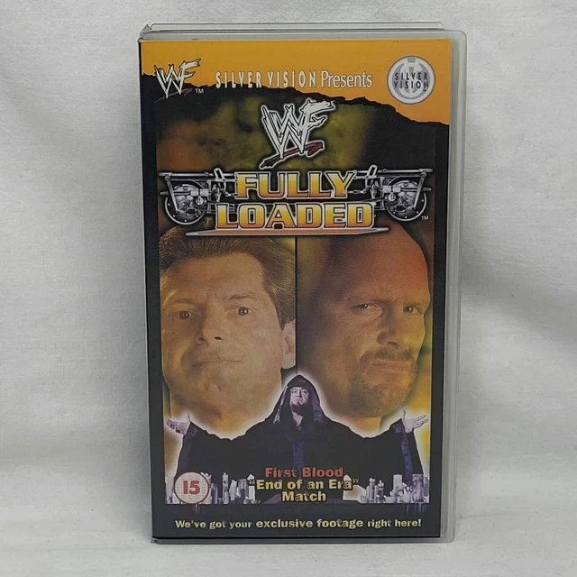 WWF FULLY LOADED 1999 Silver Vision VHS Video Tape WWE WCW ECW ...