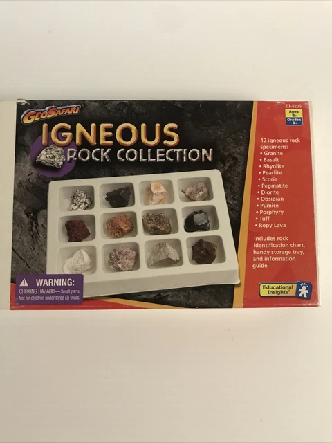 EDUCATIONAL INSIGHTS METAMORPHIC Igneous Rock Collection Geo Safari Set ...