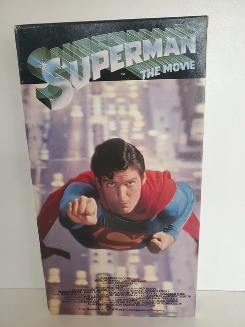 SUPERMAN THE MOVIE (VHS, 1986) $8.99 - PicClick CA