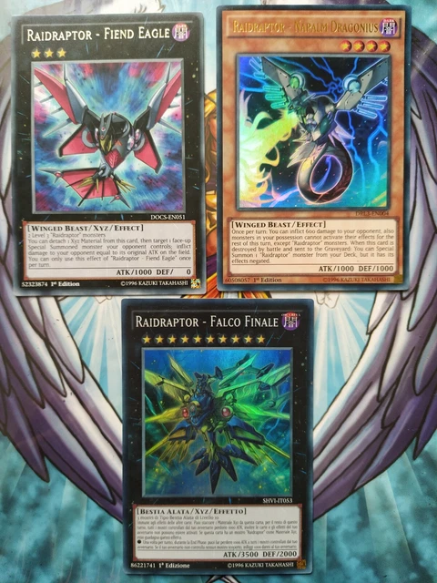 YU-GI-OH RAIDRAPTOR FALCO Finale SHVI-IT053 Super +Dragonius Napalm ...