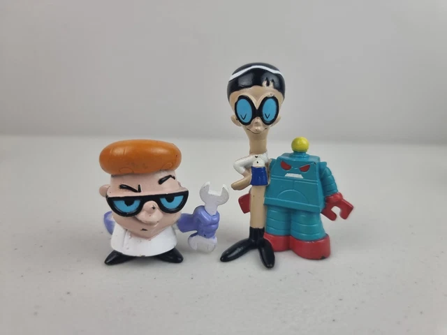 VINTAGE DEXTER'S LABORATORY Cartoon Network 2000s Toy Figures Dexter ...